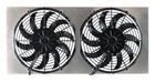 Derale 16812 High Output Dual 10'' Electric RAD Fan/Aluminum Shroud Kit ...