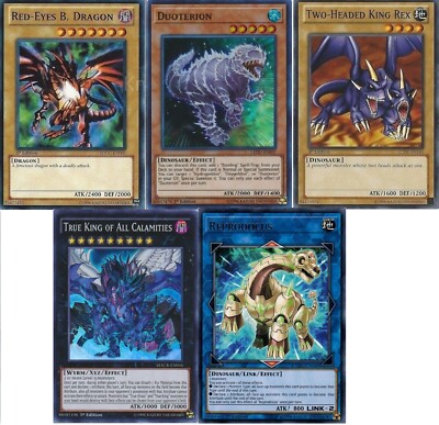 Rex Raptor 2024 Deck - Duoterion - Red-Eyes - 42 Cards Yugioh | eBay