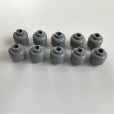 10 Lego Figuren Kopf Köpfe neu-hellgrau NEU 3626c Minifigur | eBay.de