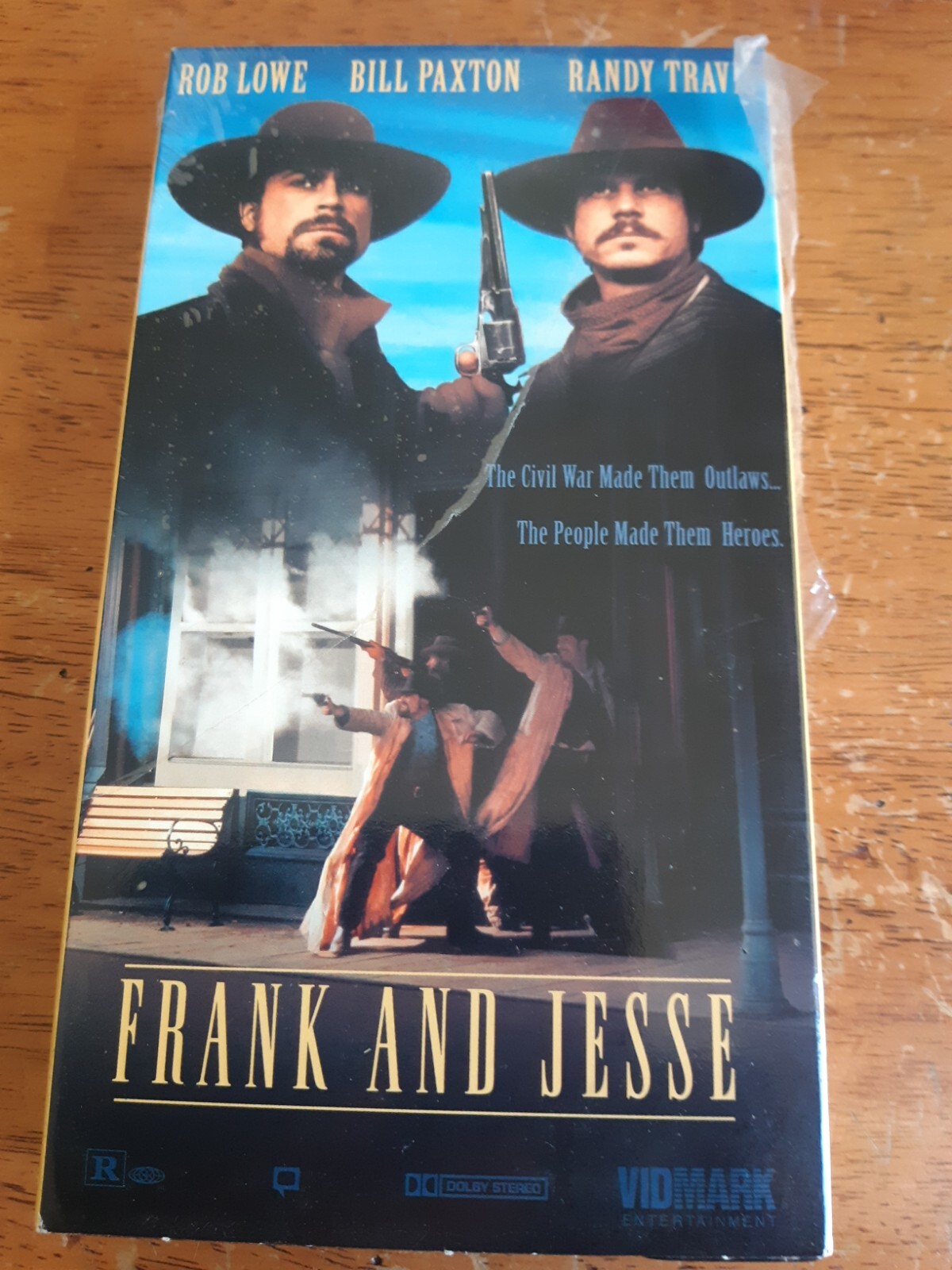 Frank and Jesse VHS Rob Lowe, Bill Paxton, Randy Travis, JESSE JAMES ...