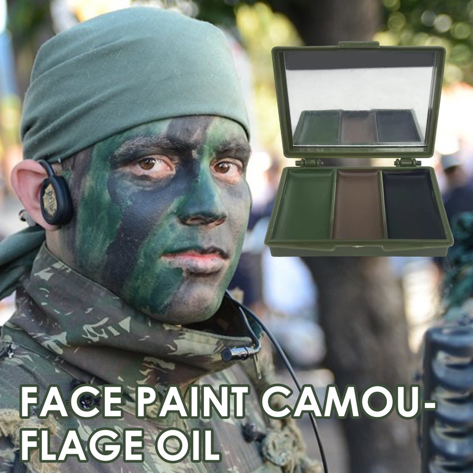 Camouflage Face Paint Hunting Camouflage Face Paint with Mirror | eBay