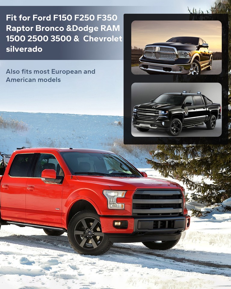 Bullet Antenna 50 Cal Caliber For Truck Dodge Ram 1500 Ford F150 Raptor ...