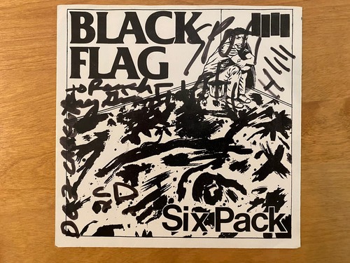 Black Flag Full Punk Band Autograph Picture Sleeve Six Pack Signed Henry Rollins | eBay