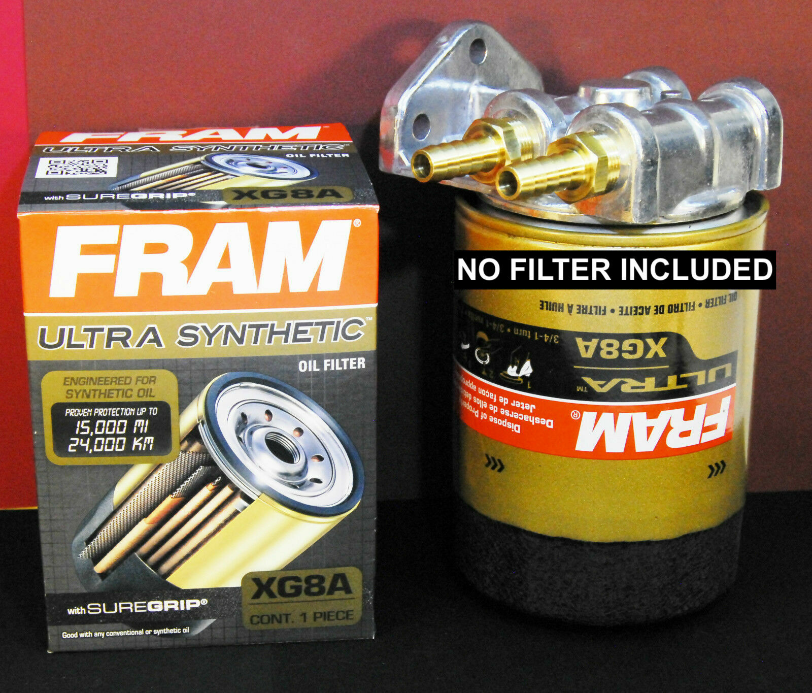 Transmission Fluid External Remote Filter Mount 4 Port | NO FRAM PH8A ...