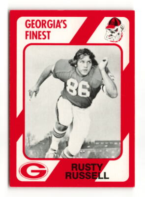 RUSTY RUSSELL GEORGIA BULLDOGS 1989 #152 | eBay