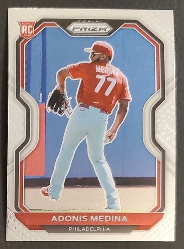 2021 Panini Prizm #56 Adonis Medina RC PHILLIES Rookie baseball card NM ...