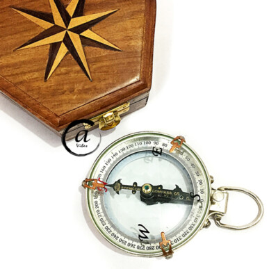 Vintage Hook Hanging Compass Navigational Baoting/Hunting Compass ...