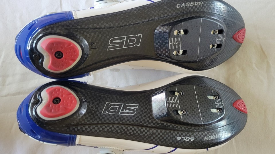 SiDi Genius 6.6 SP Carbon Vent sole White/Blue Sz 47 EU / 12 US | eBay
