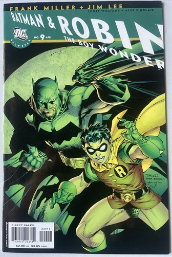 All-Star Batman & Robin #9 • Jim Lee Homage Cover! Frank Miller! (DC ...