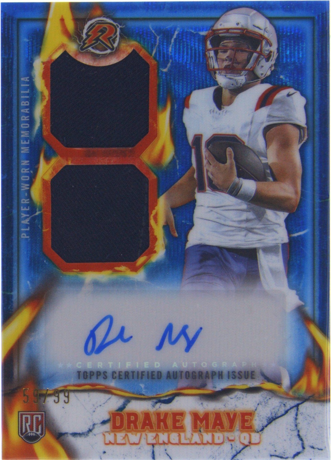 2024 Topps Resurgence - Ignite Rookie Patch Autographs Drake Maye #IPA ...