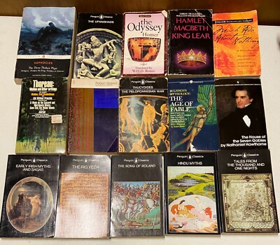 Lot of 15 Classic Literature Paperback Books Various Authors Fiction ...