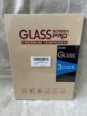 Sparin 3 Pack Premium Tempered Glass Screen Pro + Screen Protector for ...