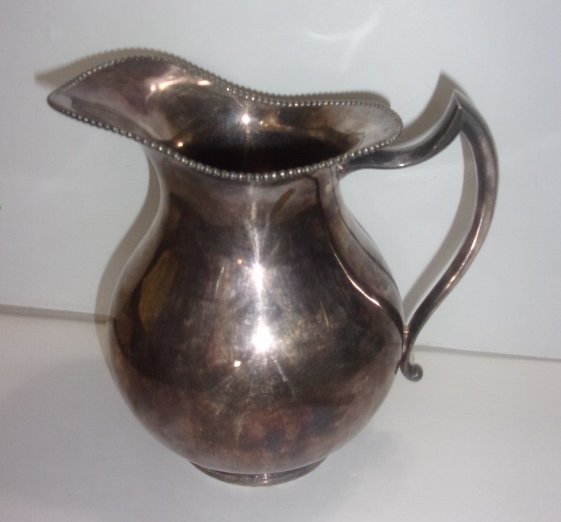 Antique Silverplate Water Pitcher Pear Shaped **Marked** | eBay