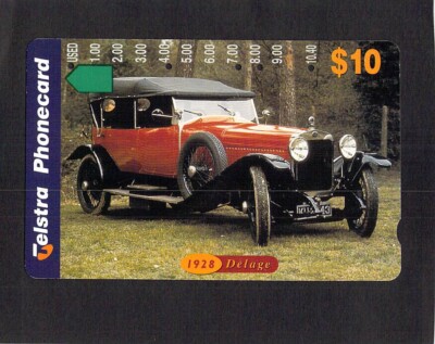 Y1721 Australia Telstra Phone card $10 5 hole Delage vehicle | eBay ...