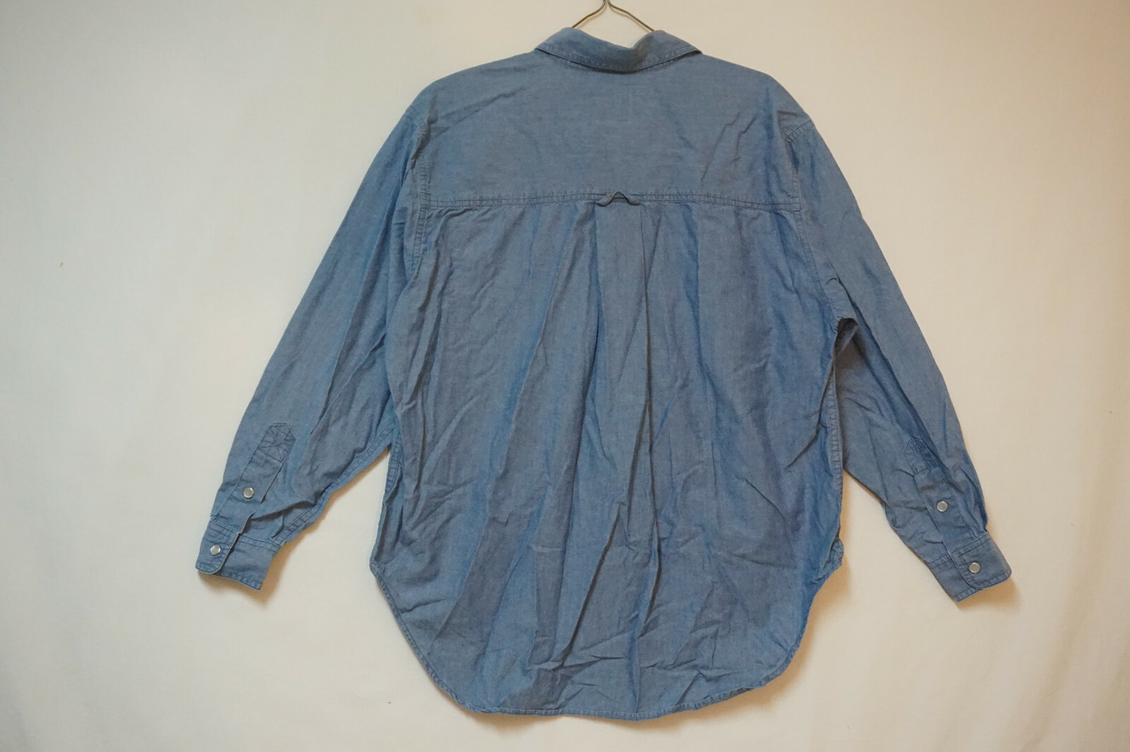 Lizsport Western-Wear Denim Snap-Button-Shirt/Top/Blo… - Gem