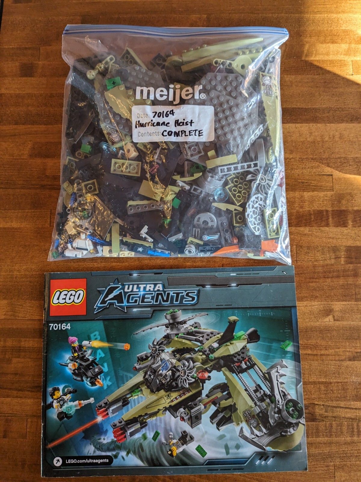 LEGO Ultra Agents Hurricane Heist 70164 100% COMPLETE w/ Manual ...