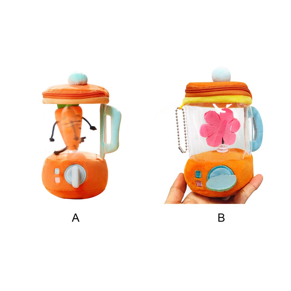 Carrot Juicer Plush Toy Drawstring Rotating Soft for Children Boys ...