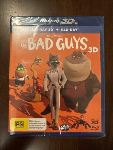 THE BAD GUYS BLU-RAY 3D (ABC REGION FREE) US SELLER Sealed New Free ...
