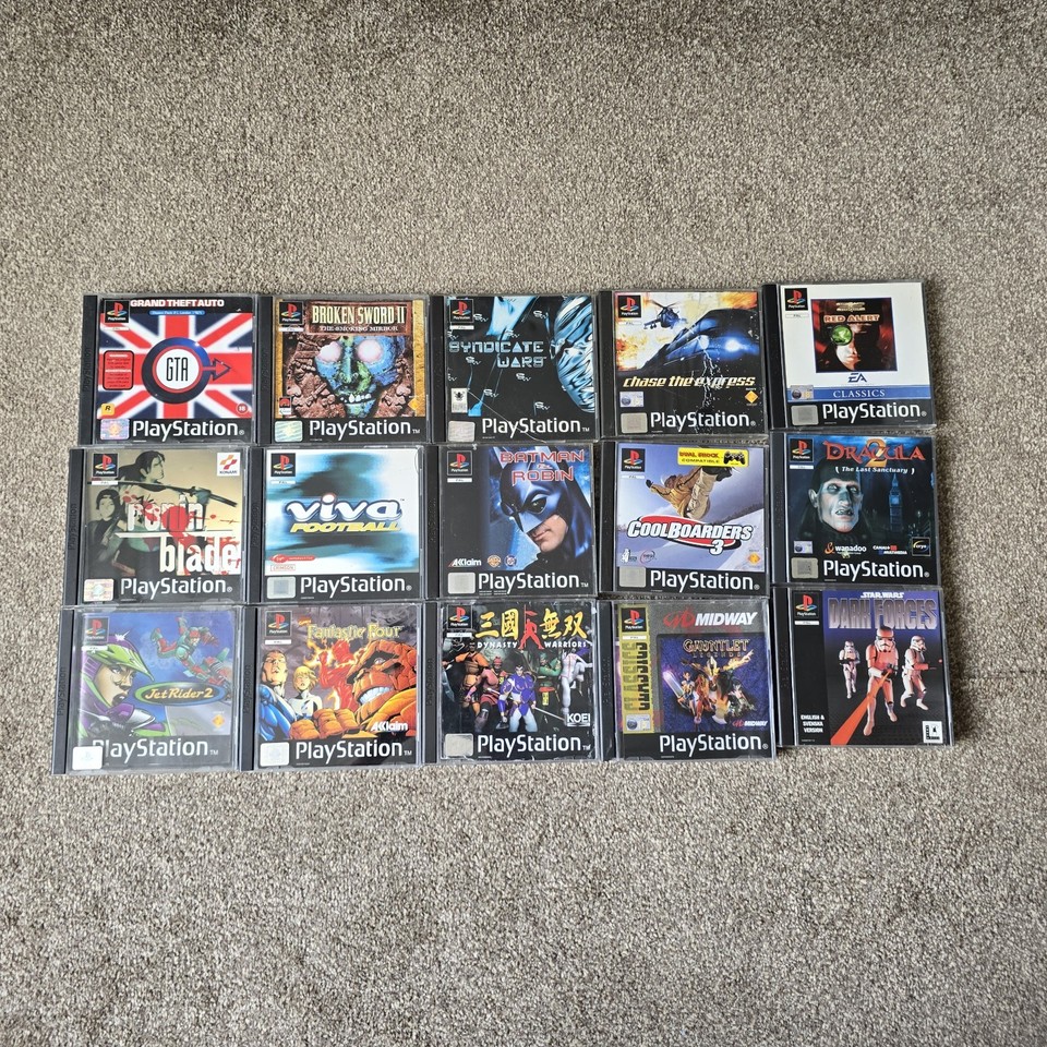PS1 Game Bundle 39 Games | eBay UK