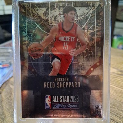 2025-26 Topps Chrome NBA x Cactus Jack All Star Reed Sheppard Rockets 7 ...