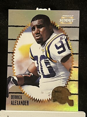 1996 Summit Football Card #64 Derrick Alexander DE Minnesota Vikings | eBay