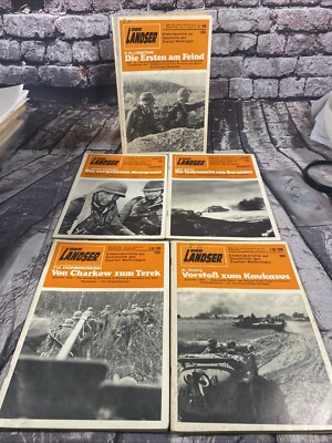 Der Landser Lot Of 5 German Booklets About 1940s WW2 #(301). | eBay
