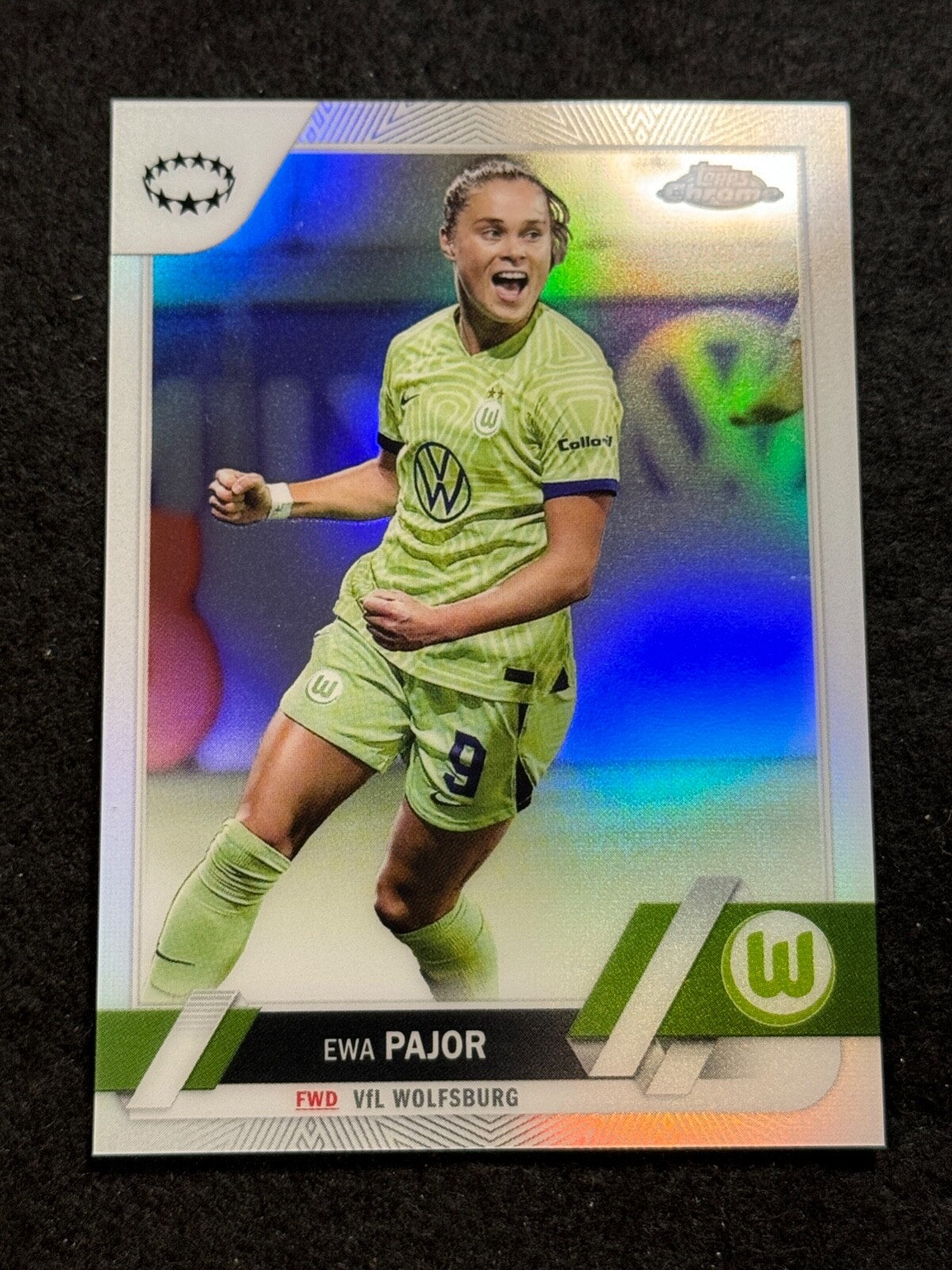 22-23 Chrome Women's UCL Ewa Pajor Refractor | eBay