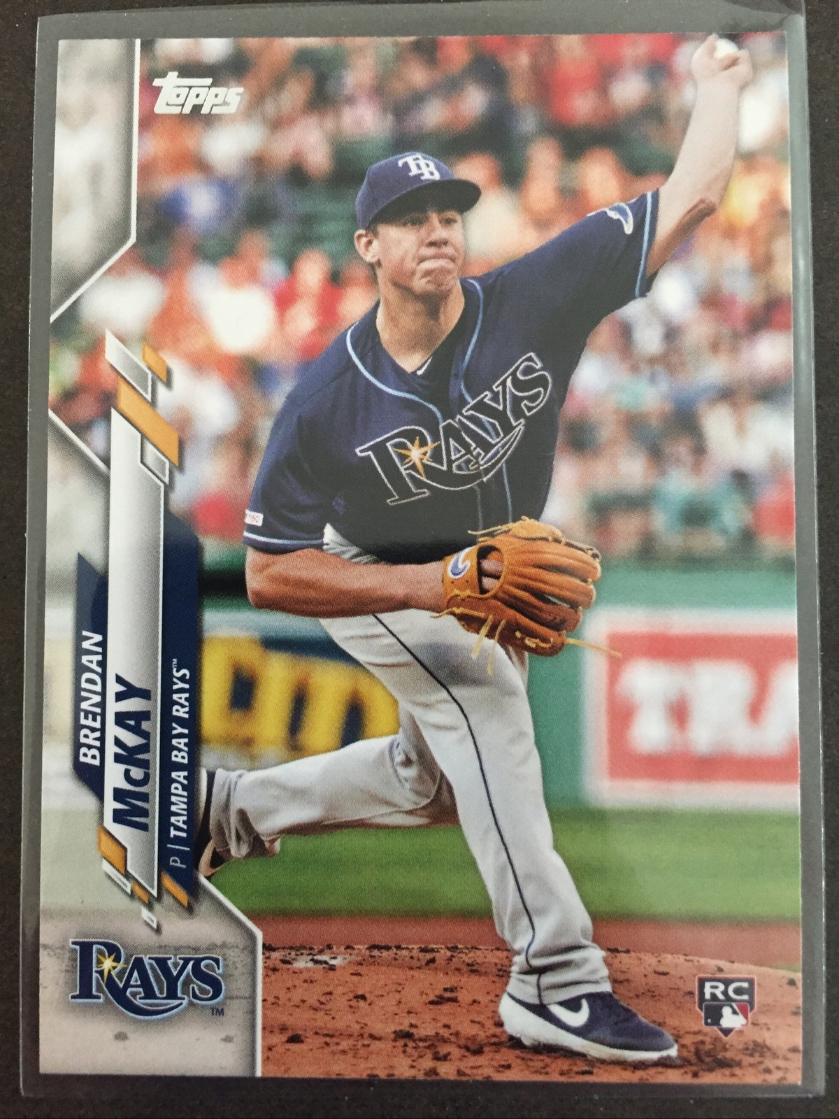 🔥 2020 Topps Series 1 **Brendan McKay** *Rookie Card* **Tampa Bay Rays ...