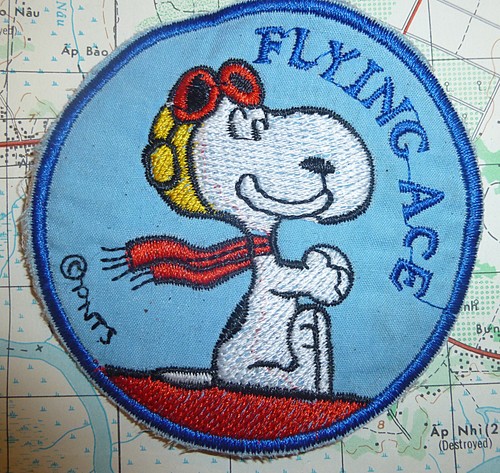 RED BARON Patch - SNOOPY OPS - FLYING ACE - USAF 20th TASS - Vietnam ...