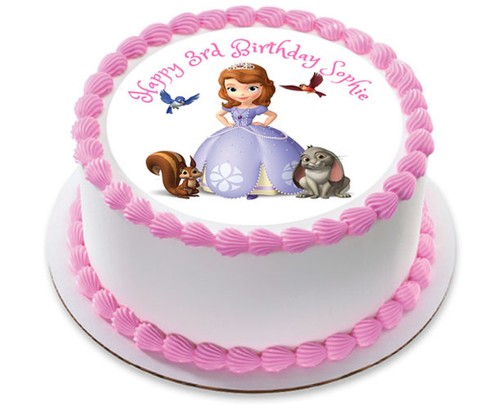 SOFIA THE FIRST PERSONALIZED BIRTHDAY CAKE TOPPER EDIBLE WAFER PAPER 7. ...