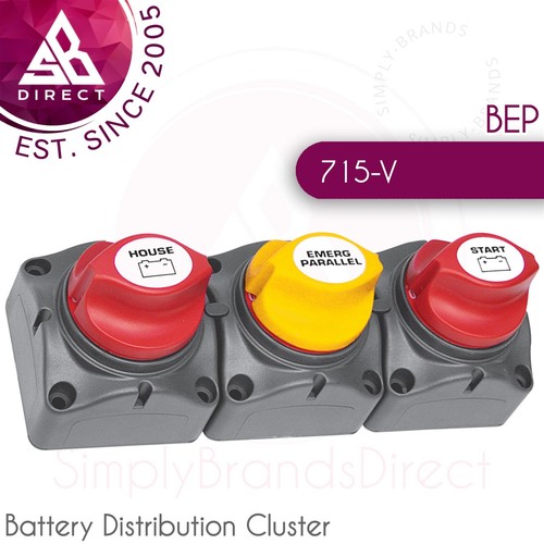 BEP Battery Distribution Cluster with 2 Batteries Vertical│Single ...