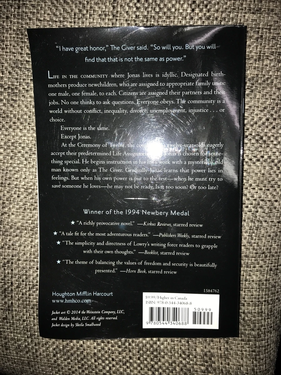 The Giver Movie Book Cover