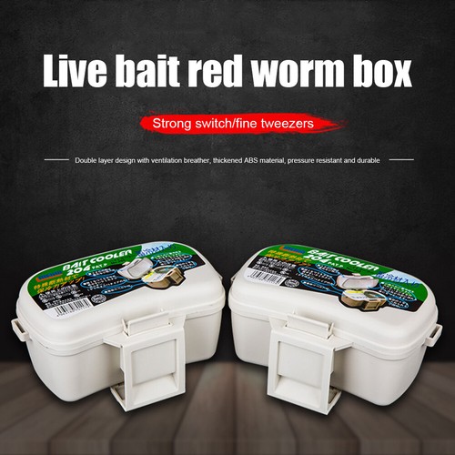 Fishing Tackle Boxes Two Layers Fishing Bait Box for Outdoor Fishing ...