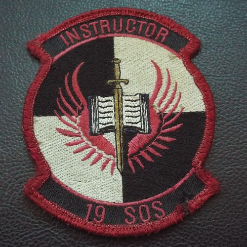 USAF Instructor 19th SOS (Special Operations Squadron) Patch | eBay