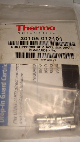 Thermo ODS Hypersil 5UM 10x2.1mm Drop-in Guard 4 Pack HPLC PN: 30105 ...