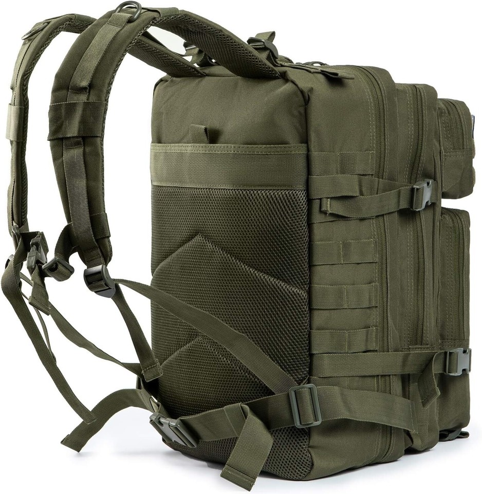 45L Military Tactical Backpack Large Army Men 3 Day Assault Pack Molle ...