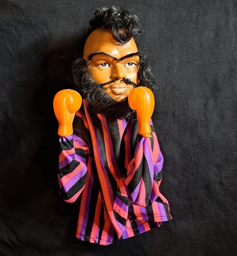 Vintage 1980s Rocky Mr T Boxing Clubber Lang Punching Puppet GREAT ...