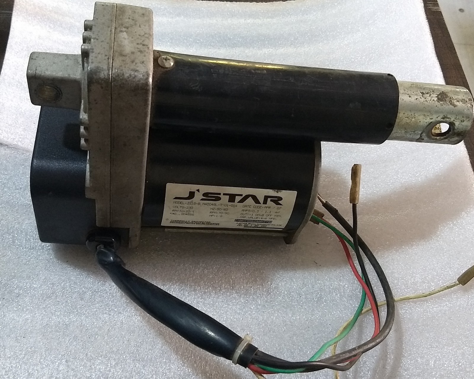 Moteur D'Inclinaison J Star JS-18-B N40048L-TM01-014 230V AC 20:1 | eBay