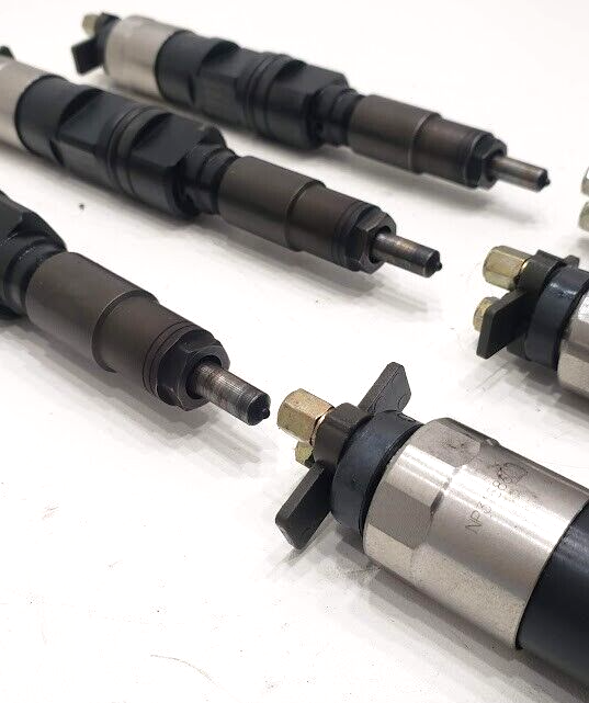 Genuine John Deere RE529118 6.8L Or 4.5L Set Of 6 Fuel Injectors Common ...