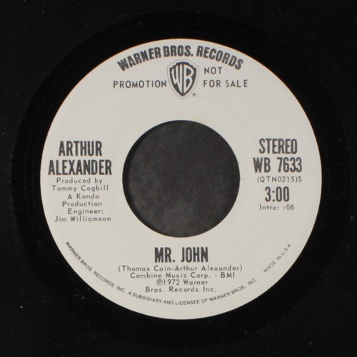 ALEXANDER: mr. john / mono WB 7" Single 45 RPM | eBay