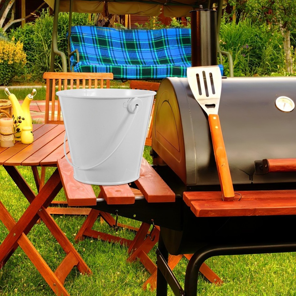 Grease Bucket For Pellet Grill Smokers - Round Barbecue Grease ...