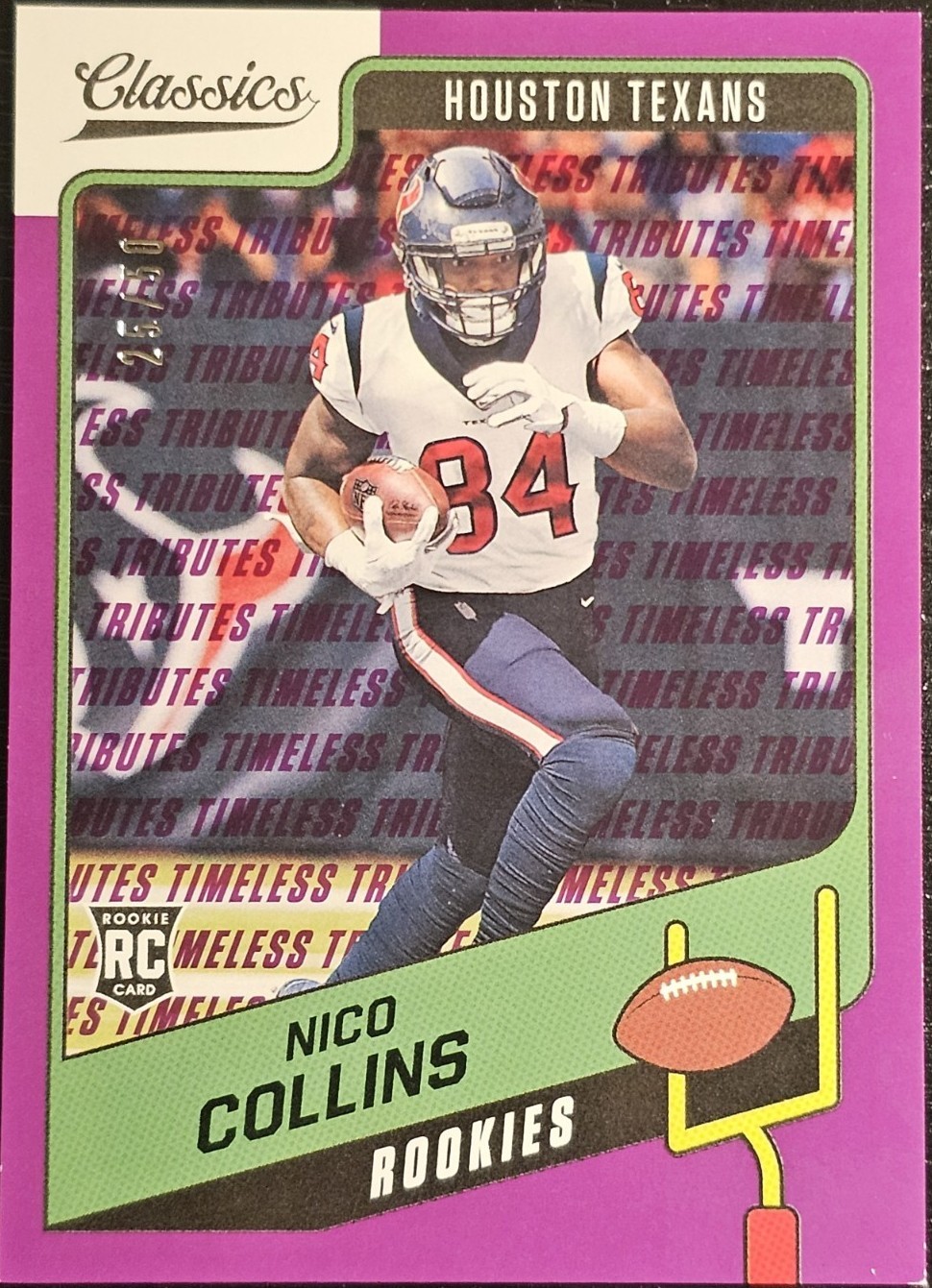 2021 Panini Classics - Rookies Nico Collins #180 Timeless Tributes ...