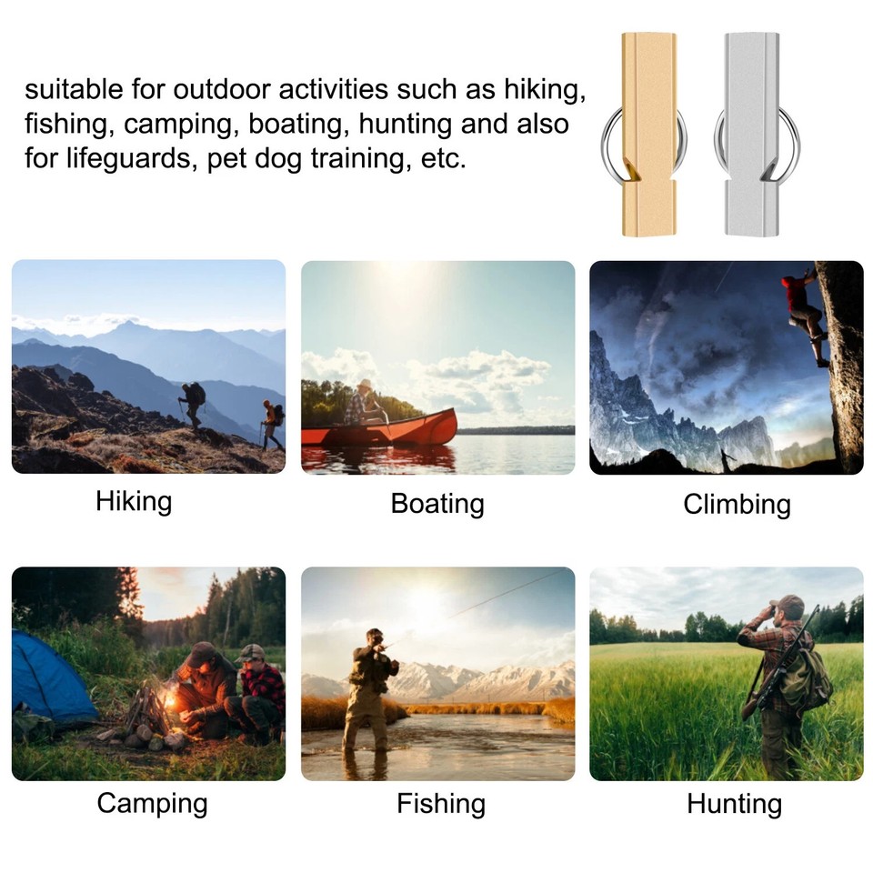 20 Pcs 120db Loud Emergency Survival SOS Whistle Camping Hiking ...