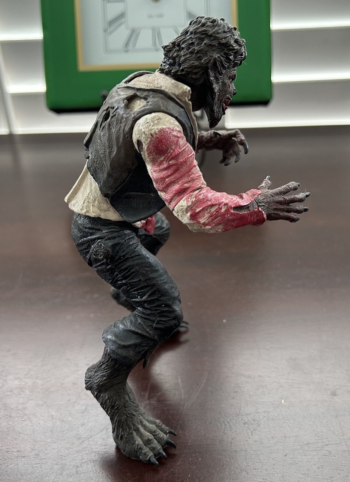 Wolfman Bloody Variant Universal Monsters Mezco 2009 7.5" Action Figure ...