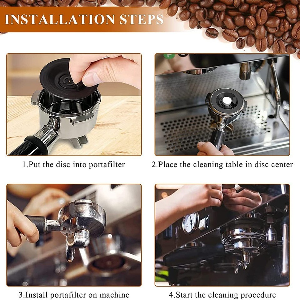 Cleaning Disc Backflush Disc Coffee/Tea & Espresso Parts Cleaning ...