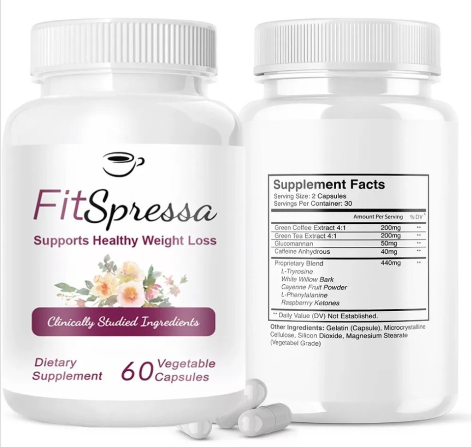 180 Capsules Fitspresso Pills, Fit Spresso Supplement for Weight Loss ...