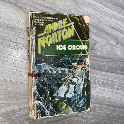 1980s (1970) Andre Norton ICE CROWN science fiction standalone novel ...
