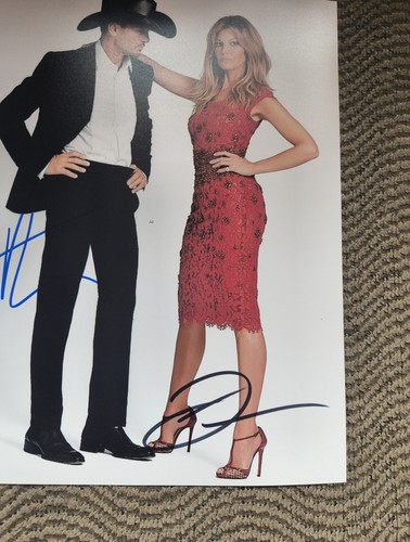 Tim McGraw & Faith Hill Signed Autographed 8x10 Photo | eBay