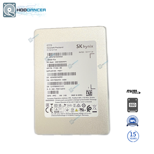 VK001920KWWFN 1.92TB HPE U.2 SAS P11534-002 PE6011 SK PCIe Solid State Drive New | eBay