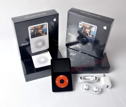Apple iPod classic 5th Generation U2 Special Edition Black/Red 30 GB ...